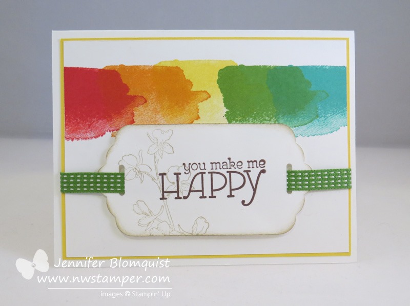 Lots of Ideas for Rainbow Cards with Happy Watercolor – Northwest Stamper