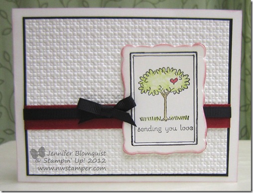 Designer Frames Embossed Love Card – Northwest Stamper