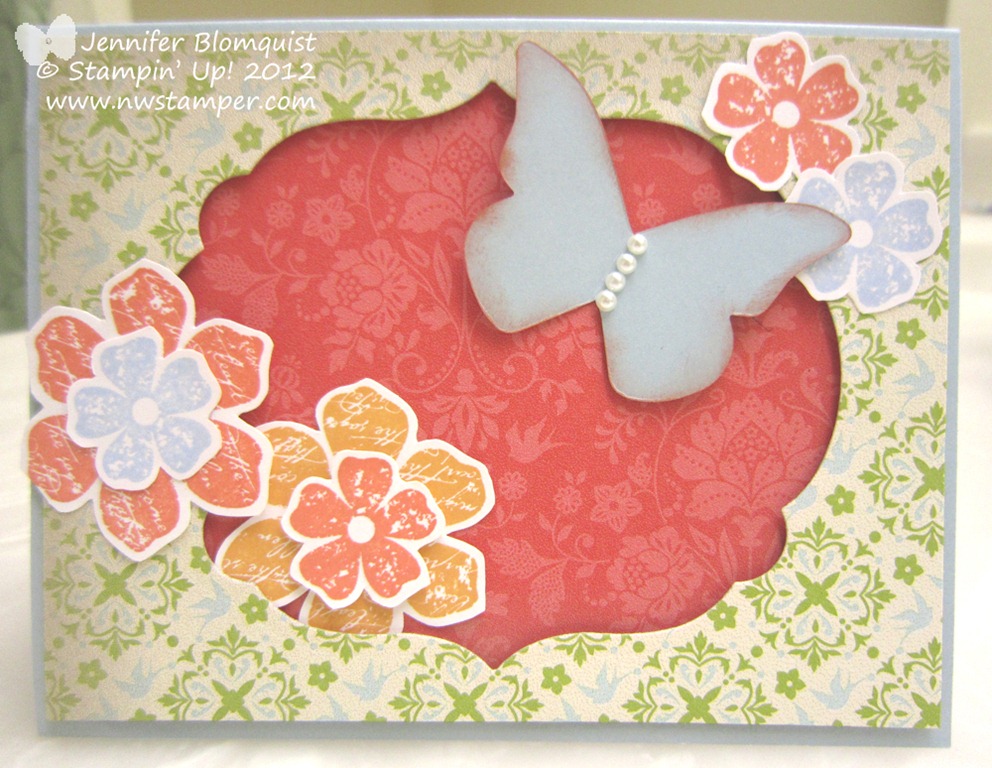 Butterfly Framelit Window Frame Card – Northwest Stamper