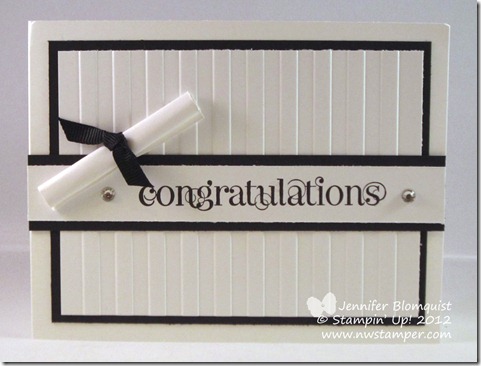 Elegant Congratulations Graduation Card – Northwest Stamper