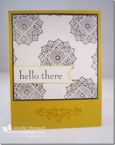 Faux Tiling Card for Club – Northwest Stamper