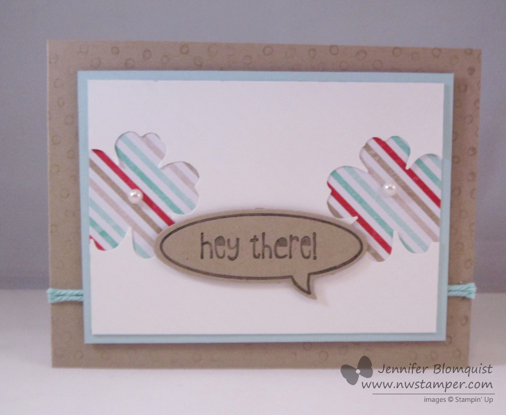 Word Bubbles Valentine or Spring Card–you choose! – Northwest Stamper